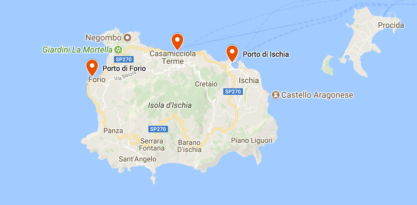 Dove imbarcarsi per Ischia: i porti di partenza per l'isola